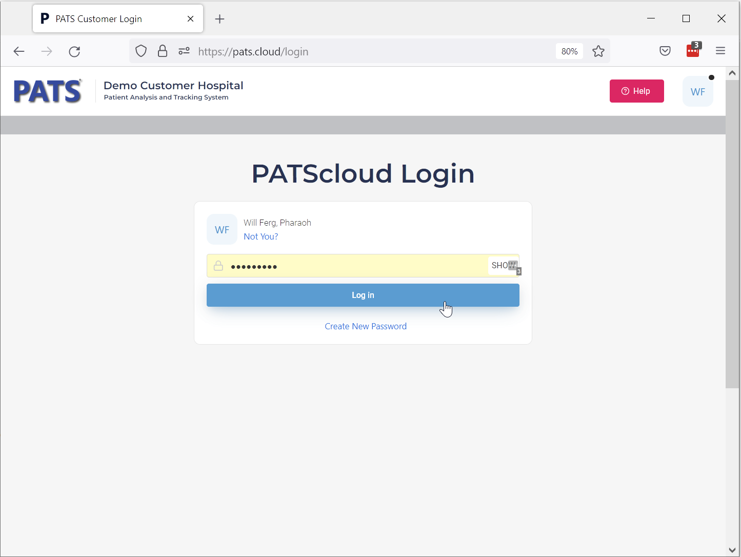 PATScloud Portal